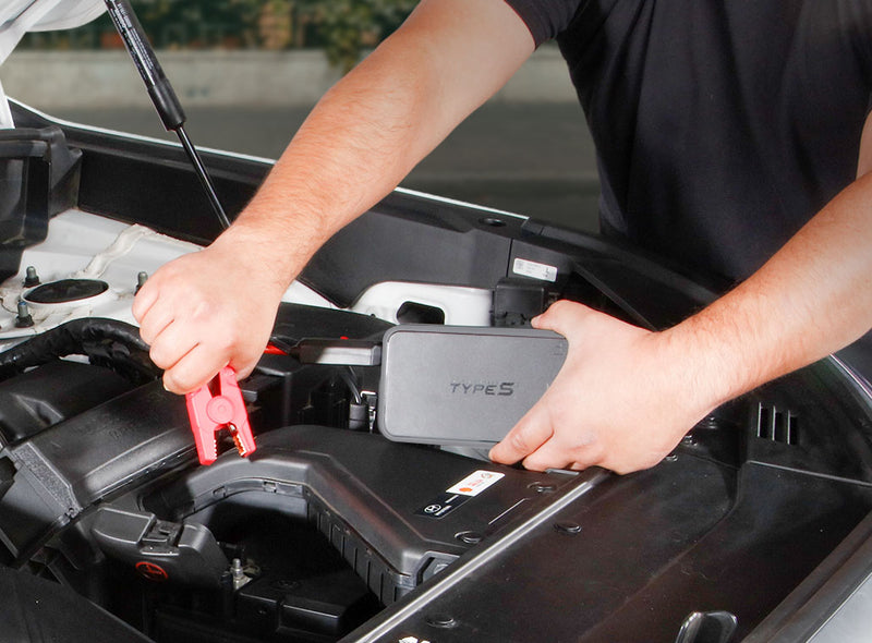TYPE S Jump Starter 10,000mAh with LCD and Emergency Light-