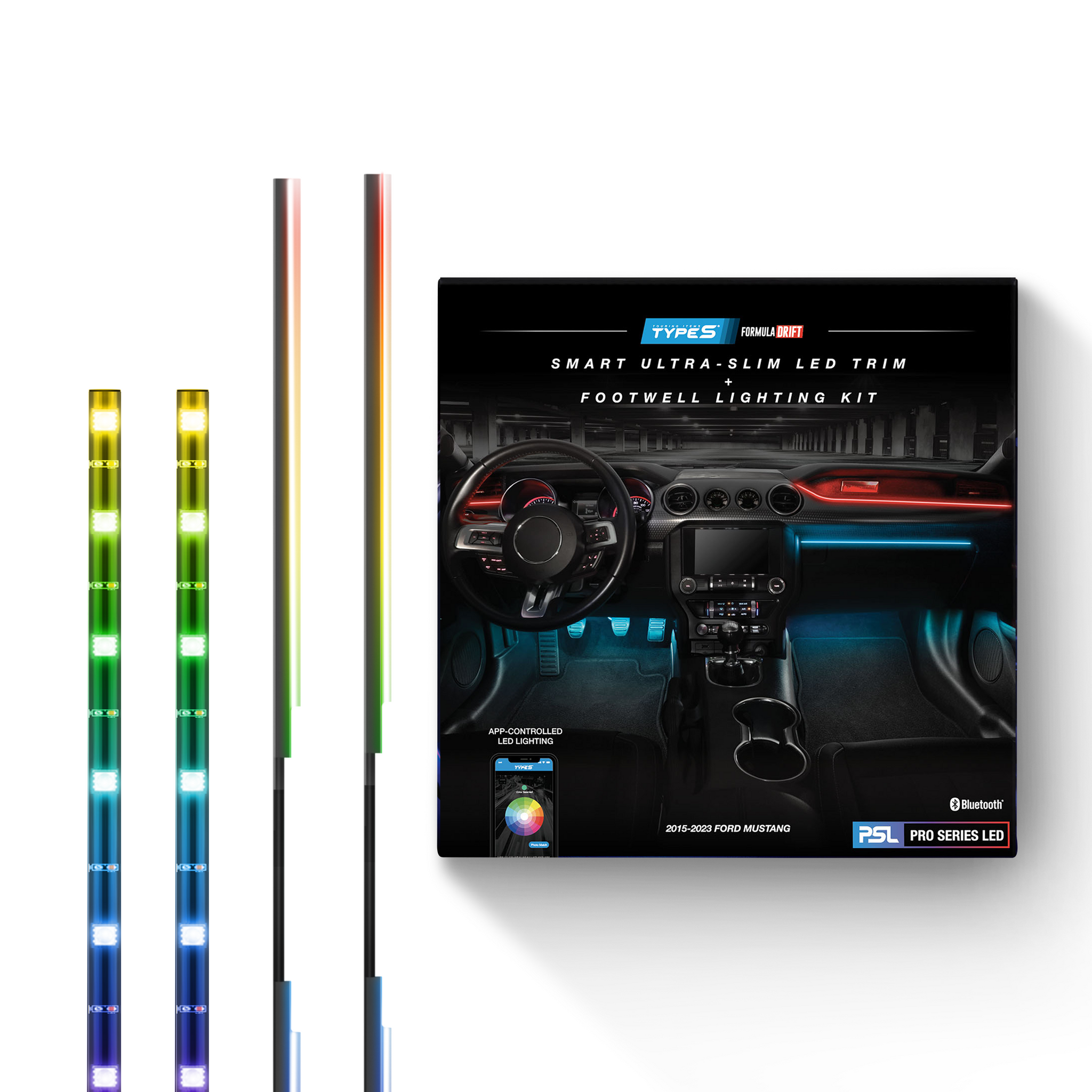 TYPE S Formula DRIFT Pro Series PSL Smart Ultra-Slim LED GS Trim + Foo