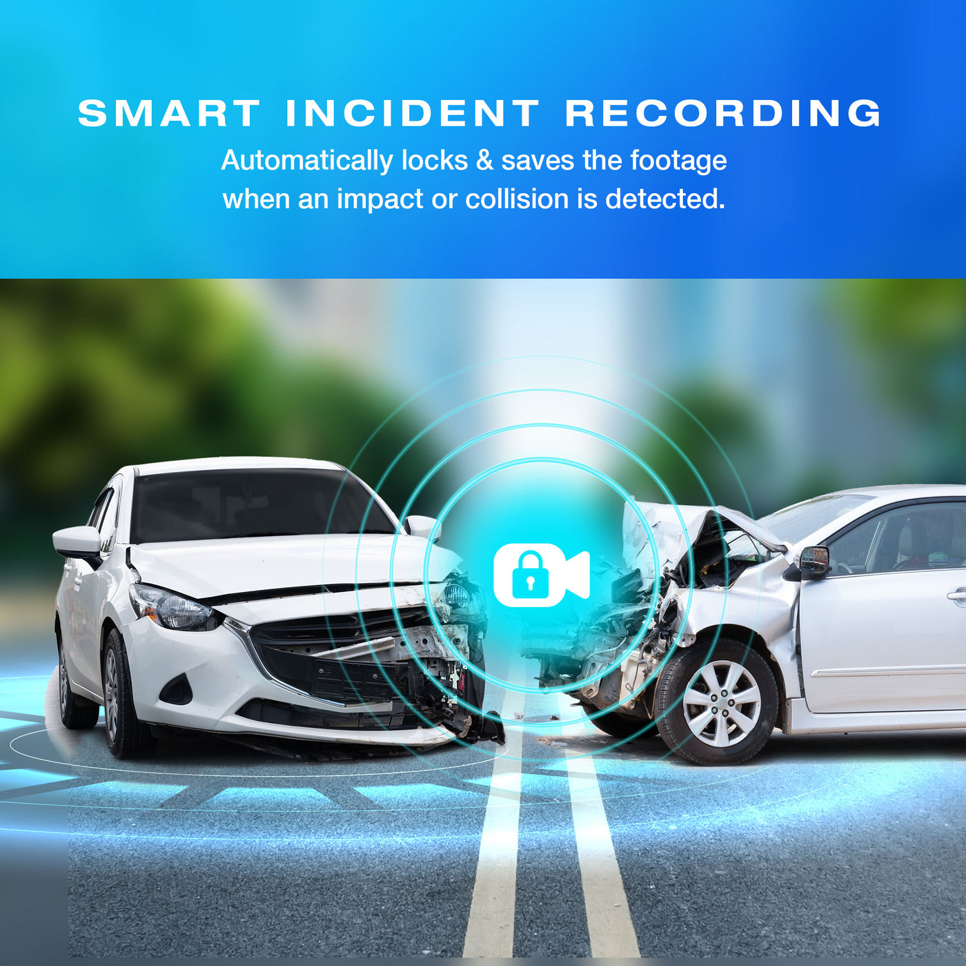 T402 Dual View 4K Dashcam with Enhanced AI features