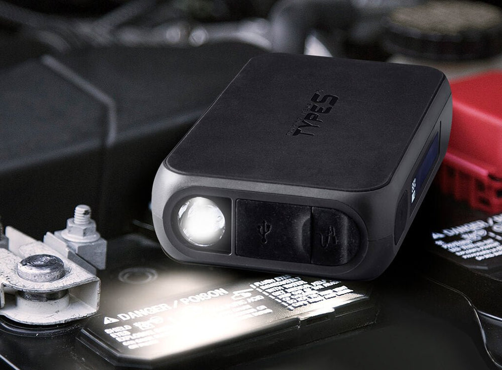 Car Battery Jump Starter - 12V 6.0L Compact Power Bank With Jump Guide ...