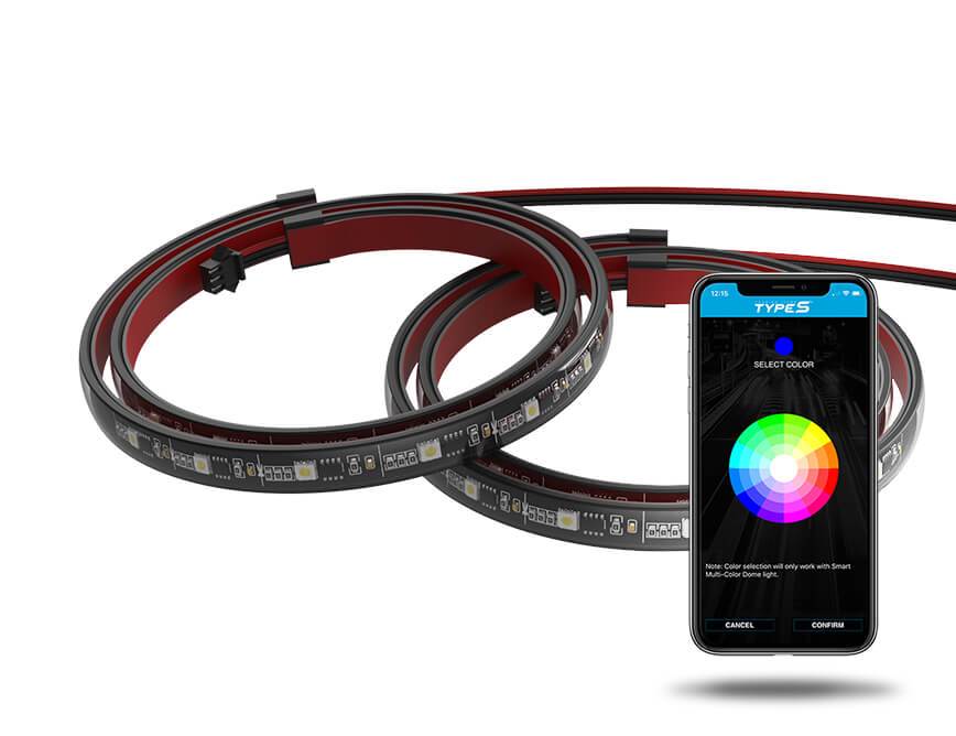 72" Smart Exterior LED Lighting Kit - Underglow Car Lights Exterior ...