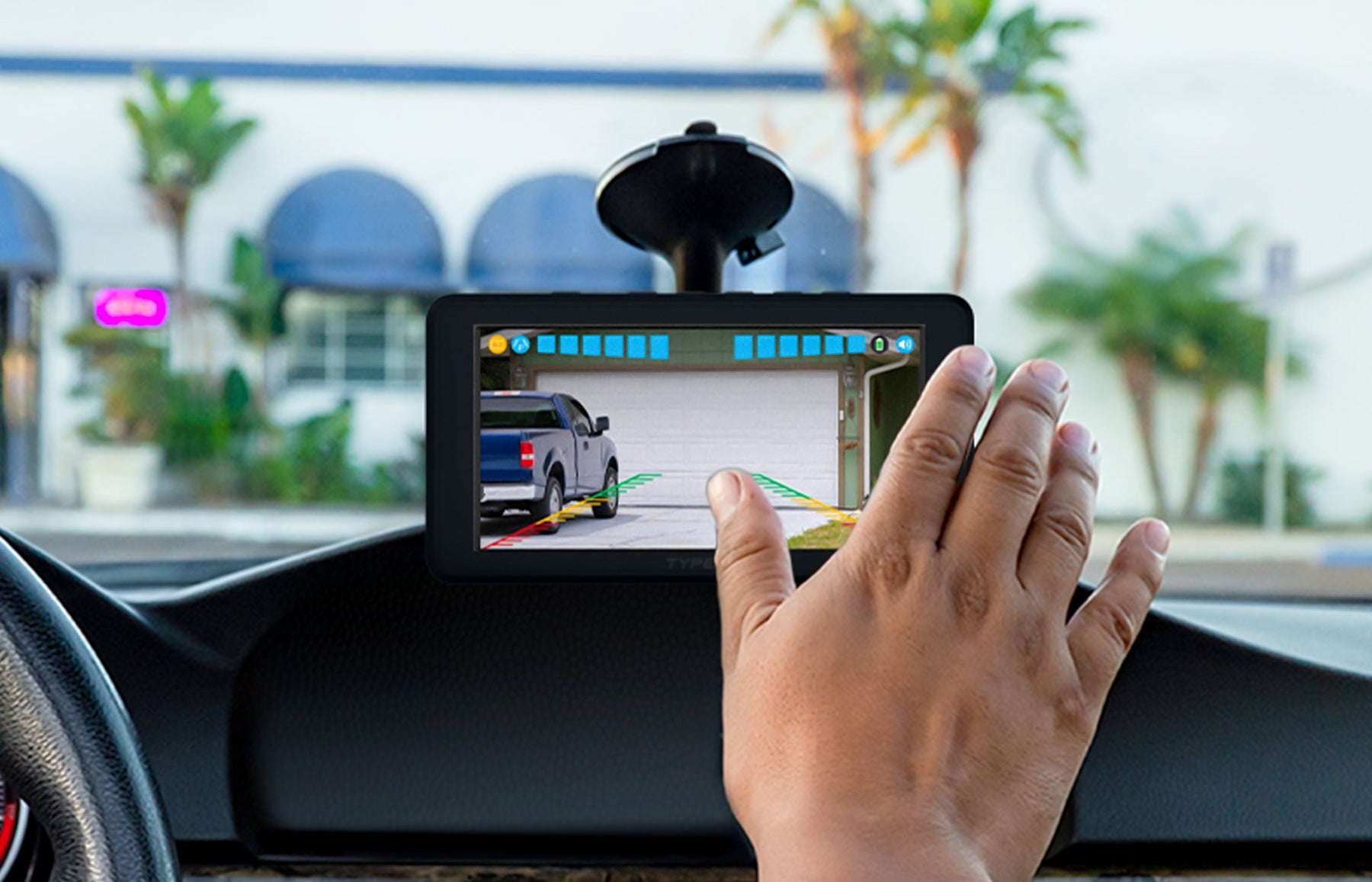 TYPE S HD Solar Powered Wireless Add-on Backup Camera with Ultrasonic ...