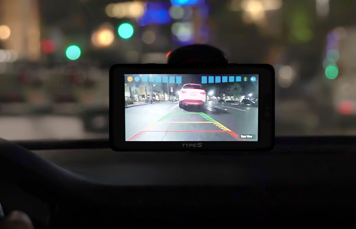 TYPE S HD Solar Powered Wireless Add-on Backup Camera with Ultrasonic ...