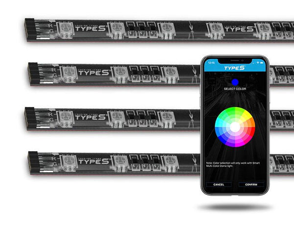Explore Car Interior LED Lights - Ambient Car Lighting | TYPE S Auto