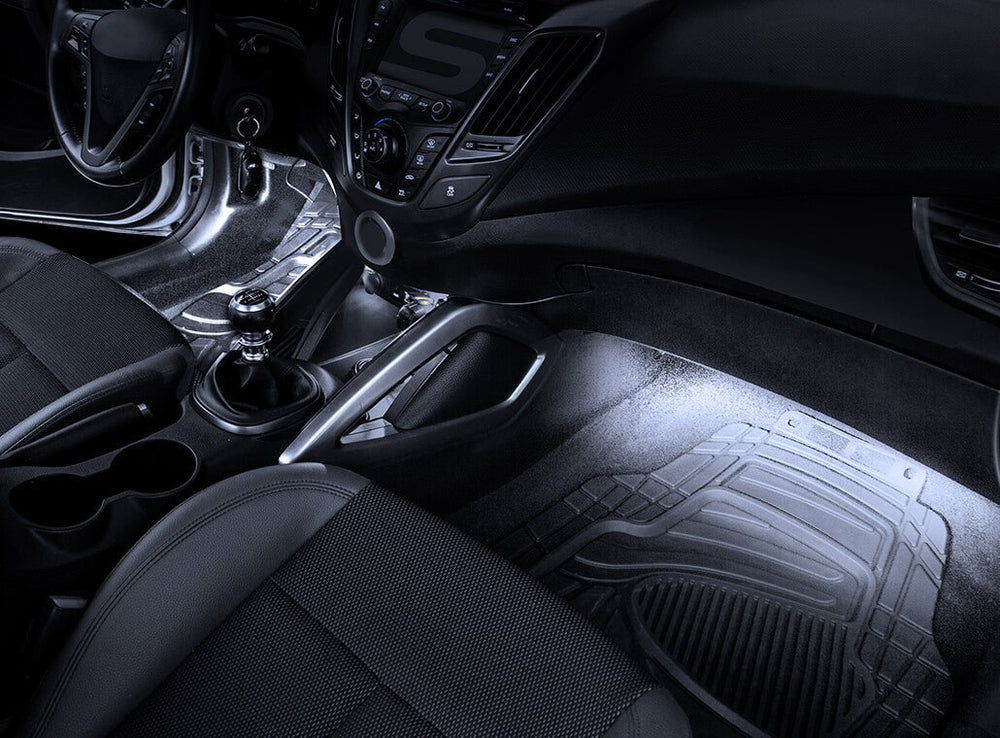 12" LED Lighting Extension Strip - Instant Plug & Glow™ Foot Long Car ...