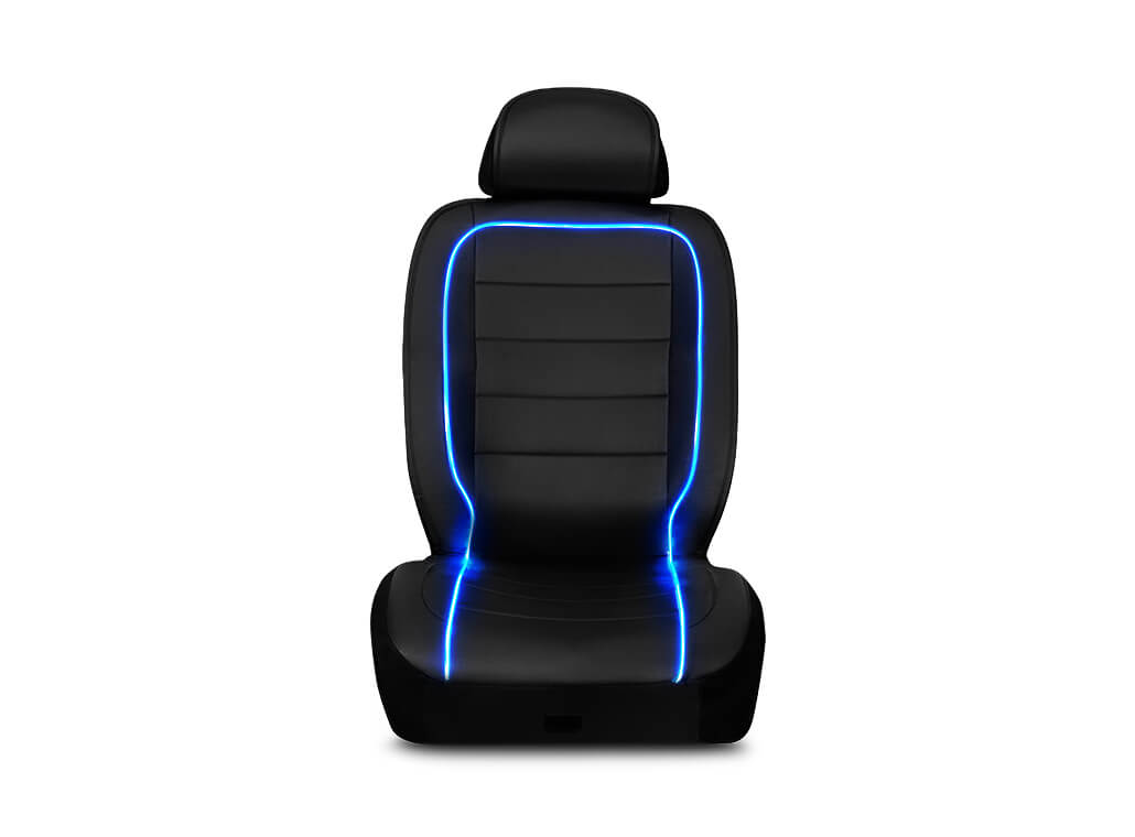 TYPE S LED Glow Faux Leather Seat Cover