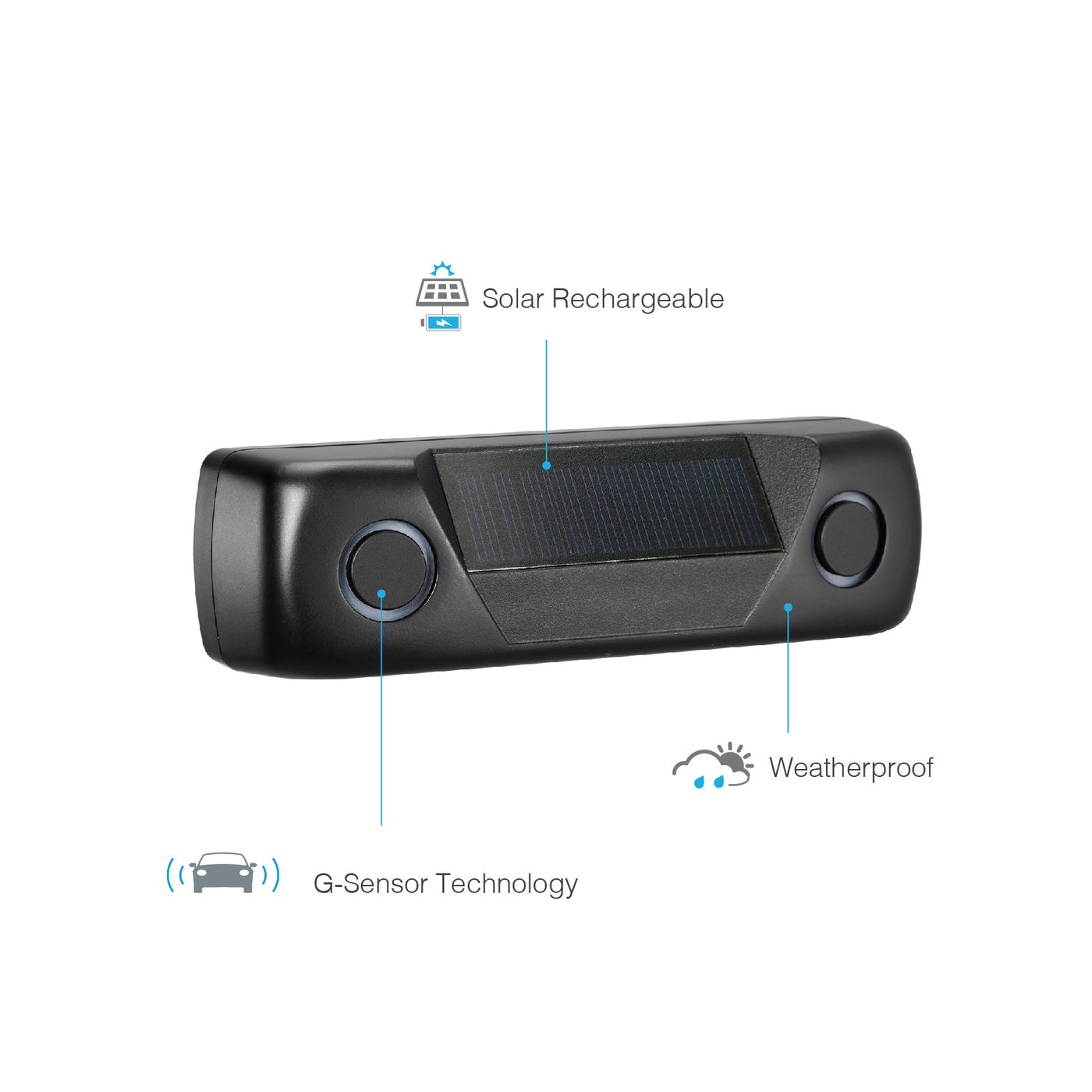 TYPE S Smart Wireless Parking Sensor, Bluetooth Solar Powered Wireless