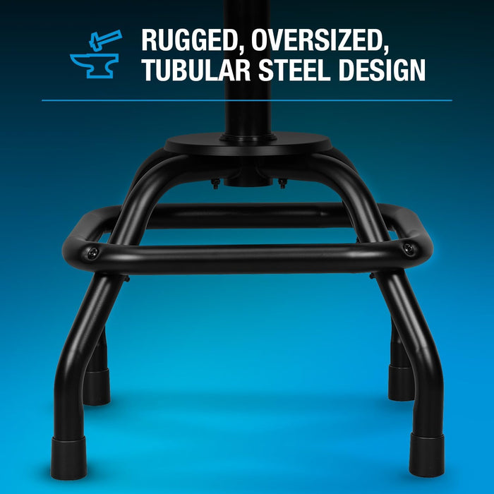 Cushioned Shop Stool - Garage Pneumanic Stool Seat - AC533733 | Type S Auto