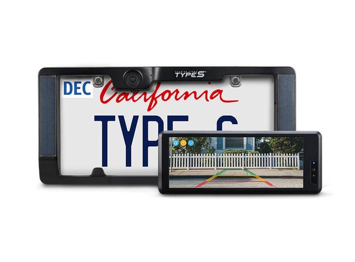 Solar Powered Backup Camera - 12V Wireless Powered 6-8" HD Back Up Cam ...