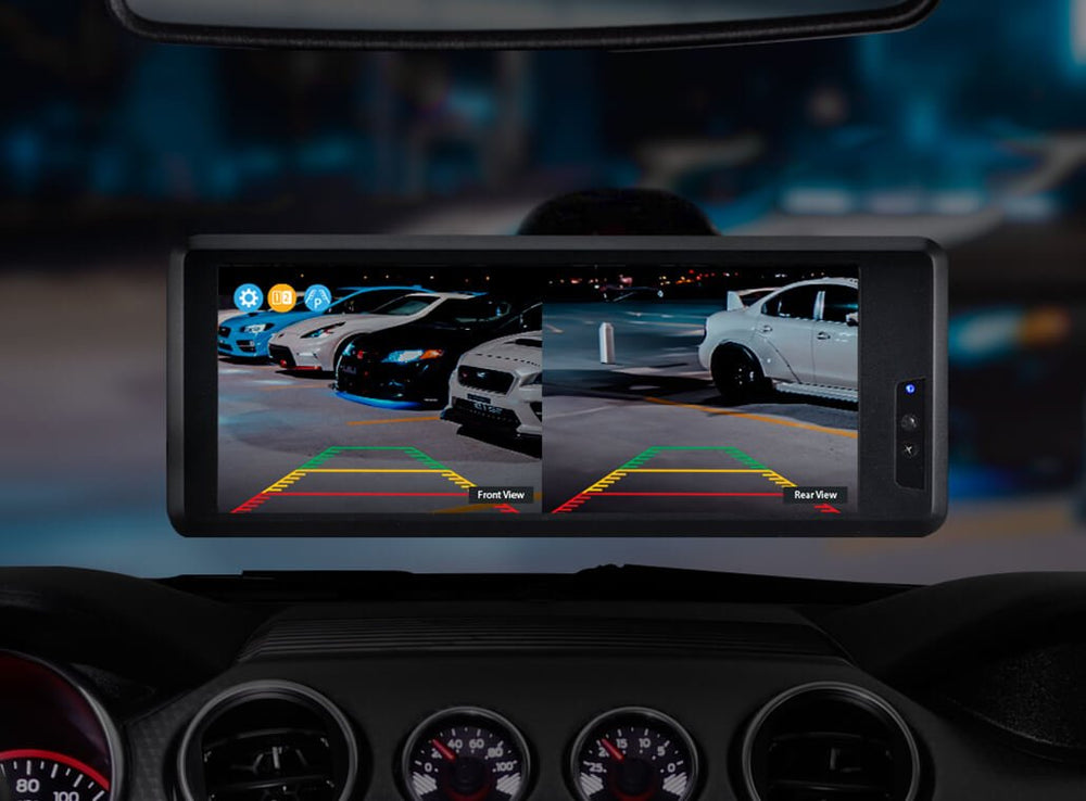 TYPE S Wireless Solar Powered Parking Assistance Camera Set with 6.8"